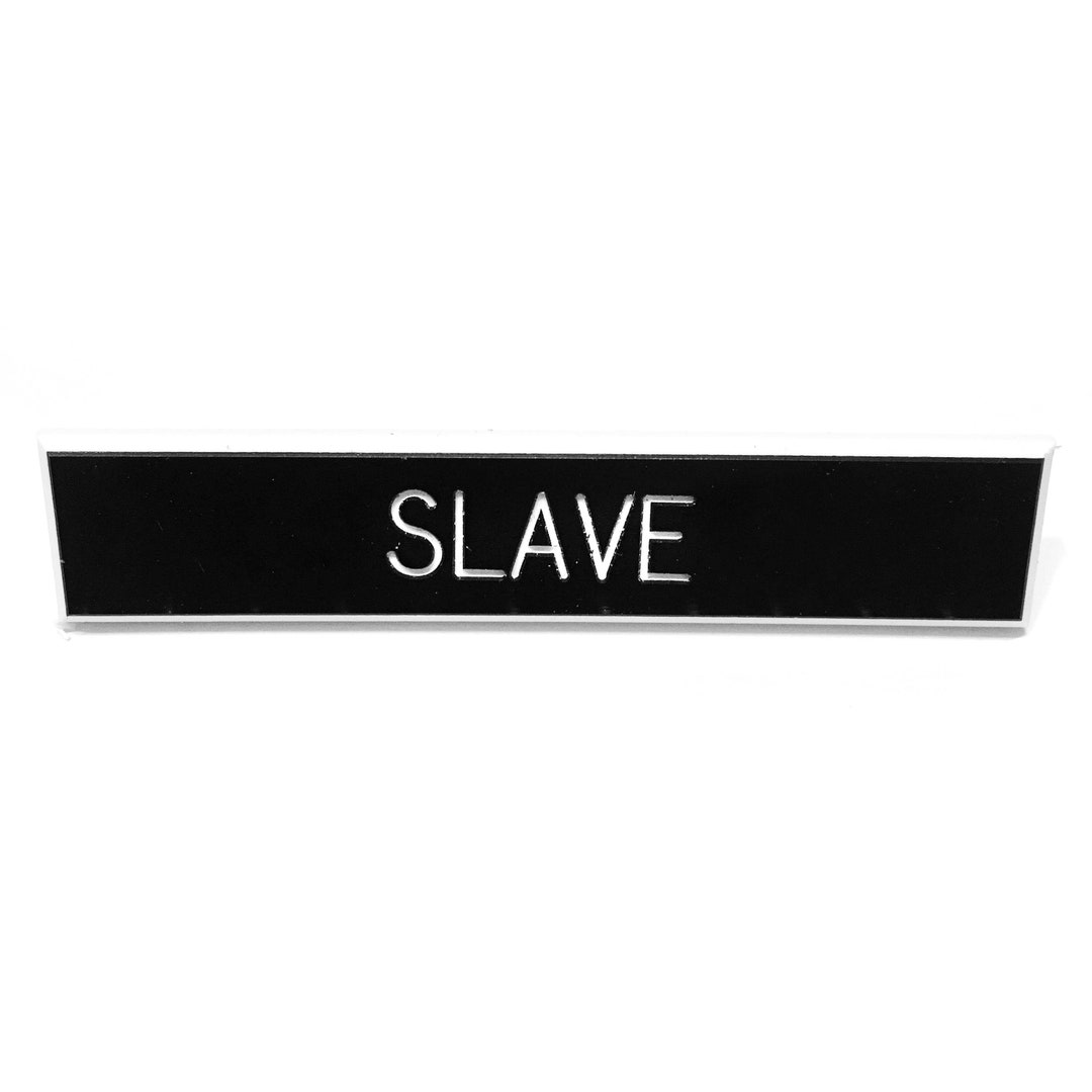 Slave Pin Bdsm Pin Kink Pin Submissive Pin Bdsm Accessories Etsy 