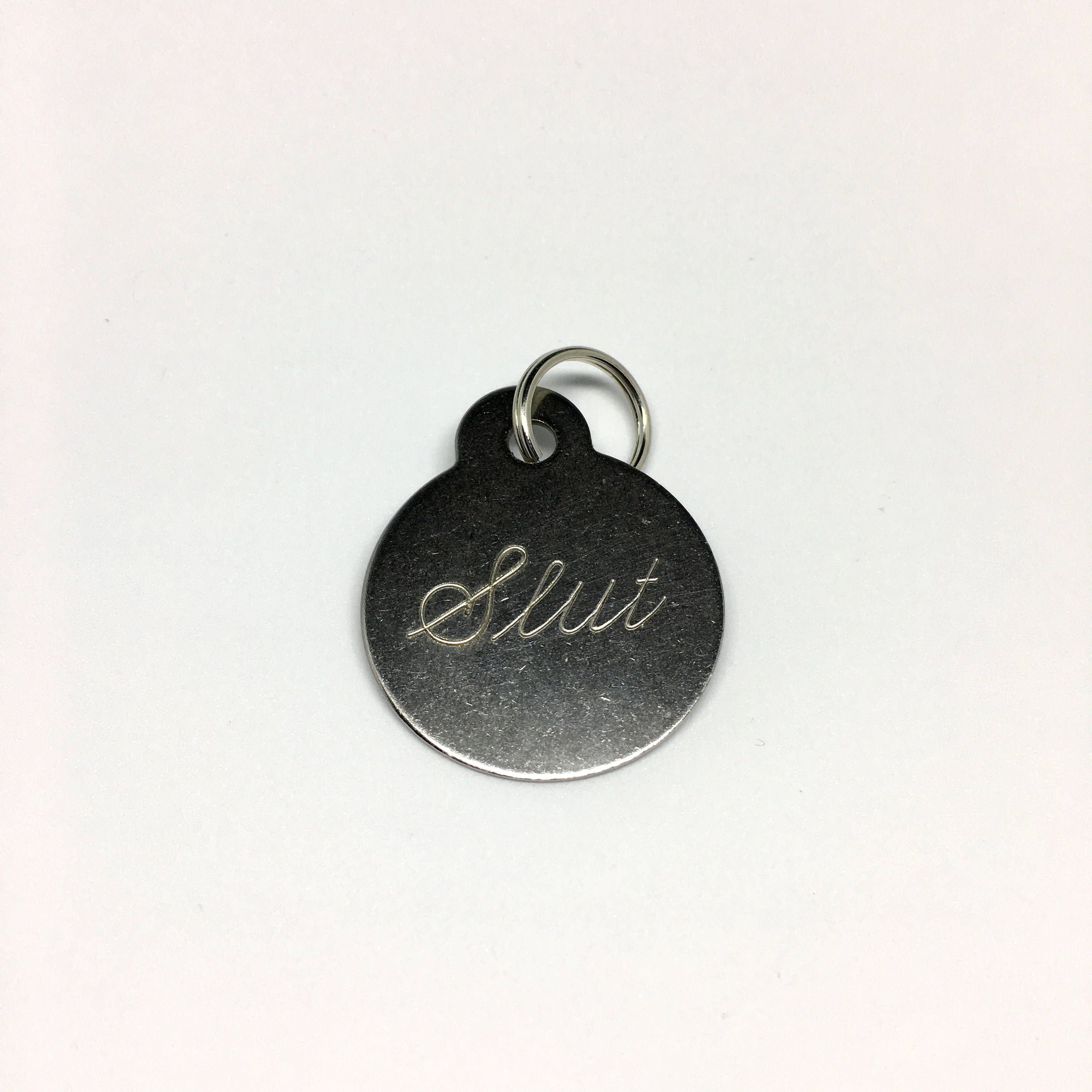 Slut Collar Tag, Submissive Collar Tag, Submissive Day Collar, Custom ...