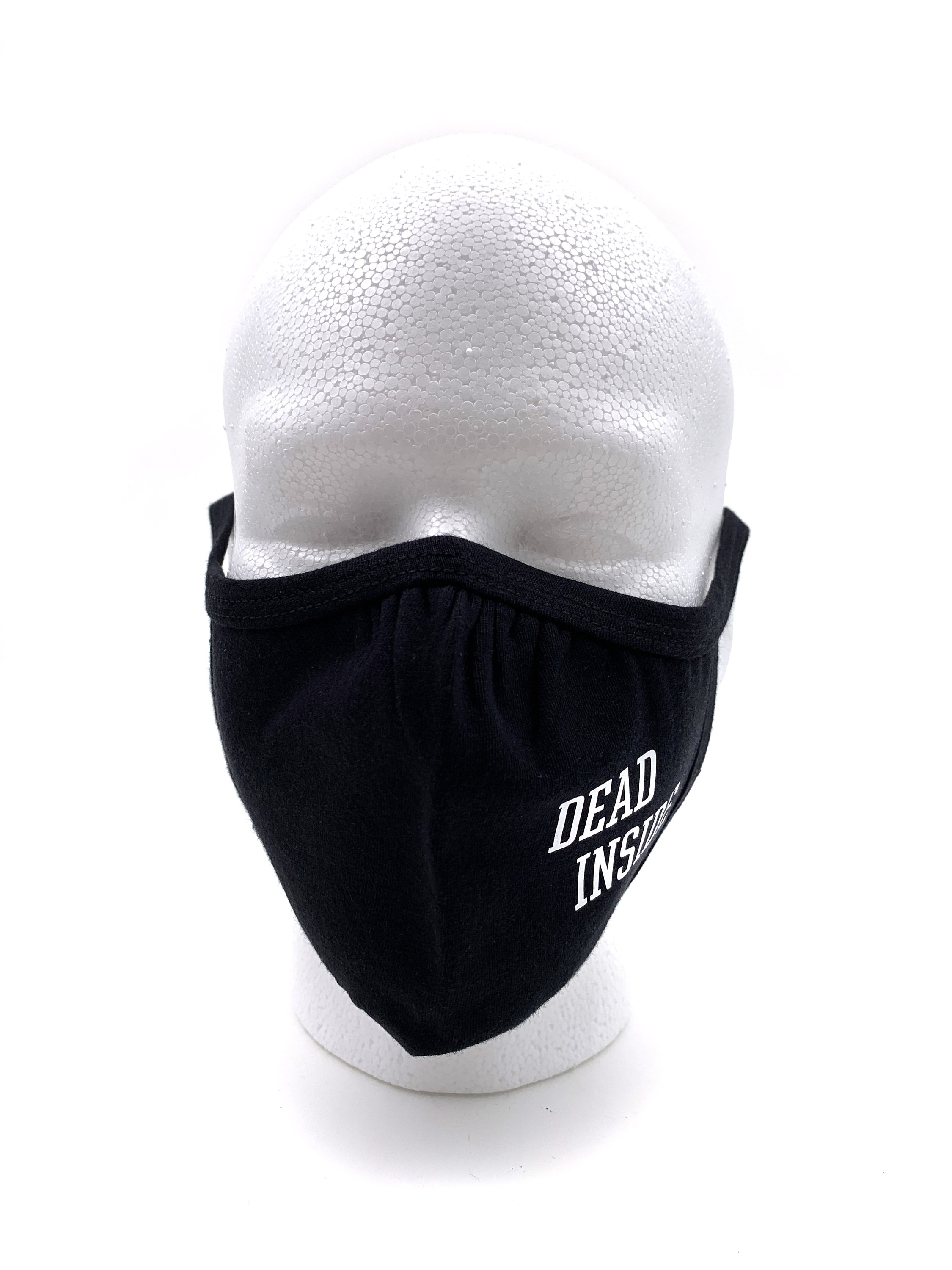 Dead Inside Face Mask Black Face Mask | Etsy