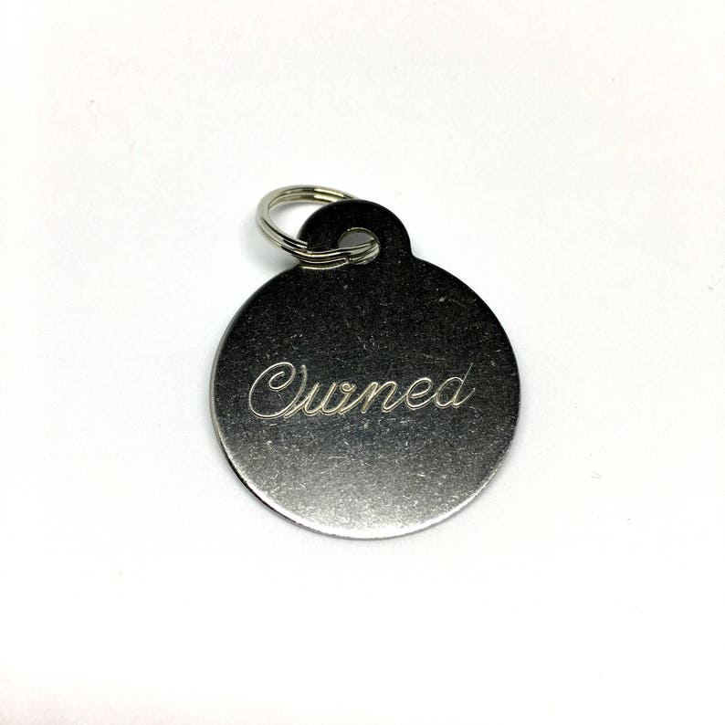 Owned Collar Tag Submissive Collar Tag Little Collar Tag - Etsy Denmark