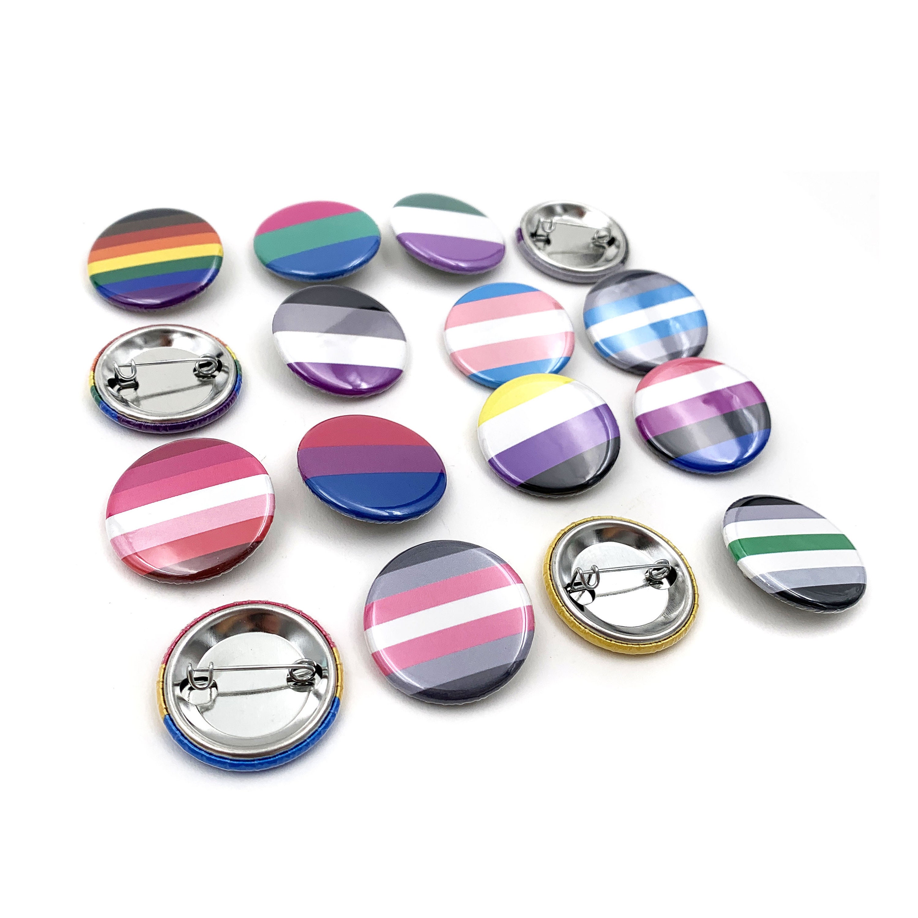 LGBT Pride Buttons, Pride Flag Buttons - Etsy Canada