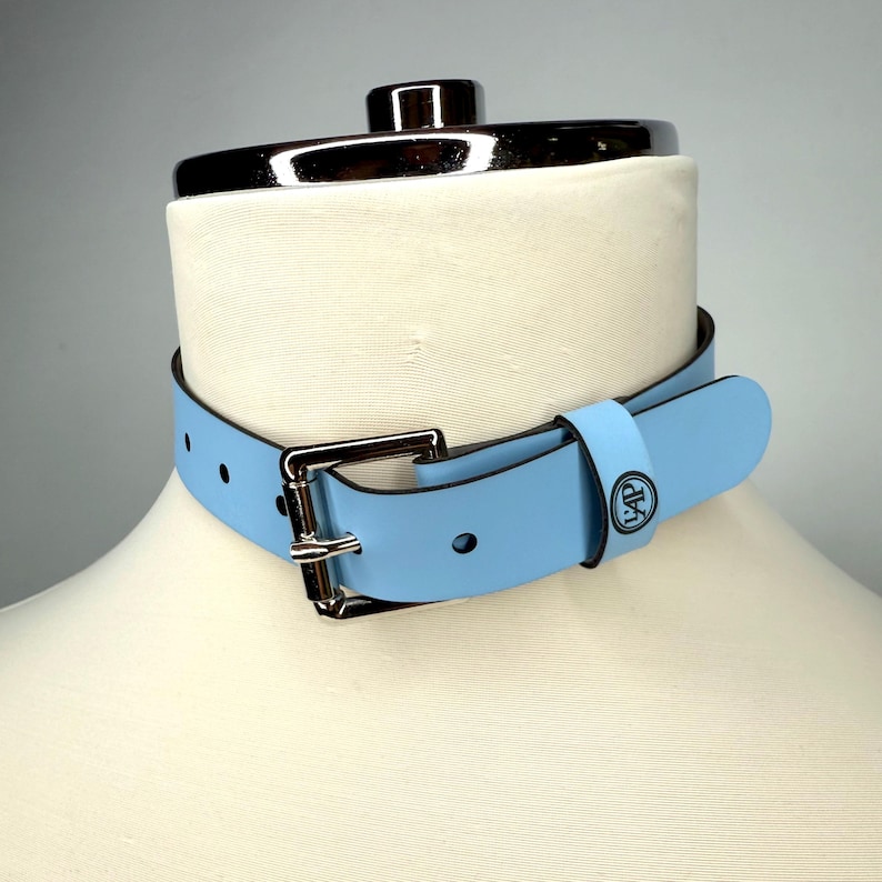 Good Boy Heart Collar, Vegan Leather Choker, Custom Collar - Etsy