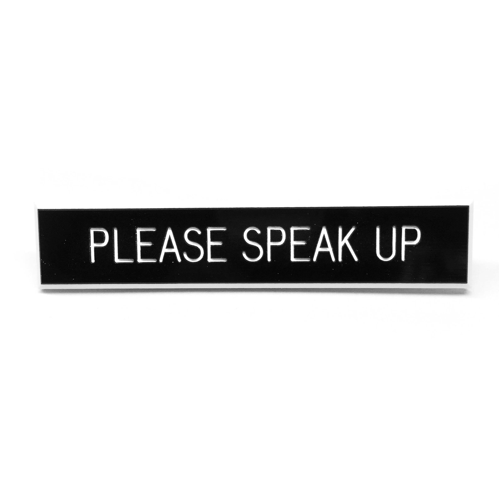 Please Speak Up Pin Hard If Hearing Pin Speak Loudly Pin Etsy