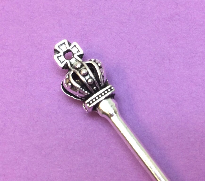 Crown Design Salt Spoons - Set of 4 - Silver Plate or Gold Plate - Etsy