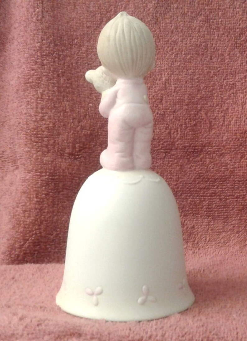 Vintage Precious Moments Bell jesus Loves Me - Etsy