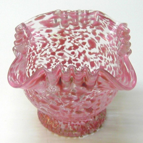 Spatter Glass Vase - Etsy