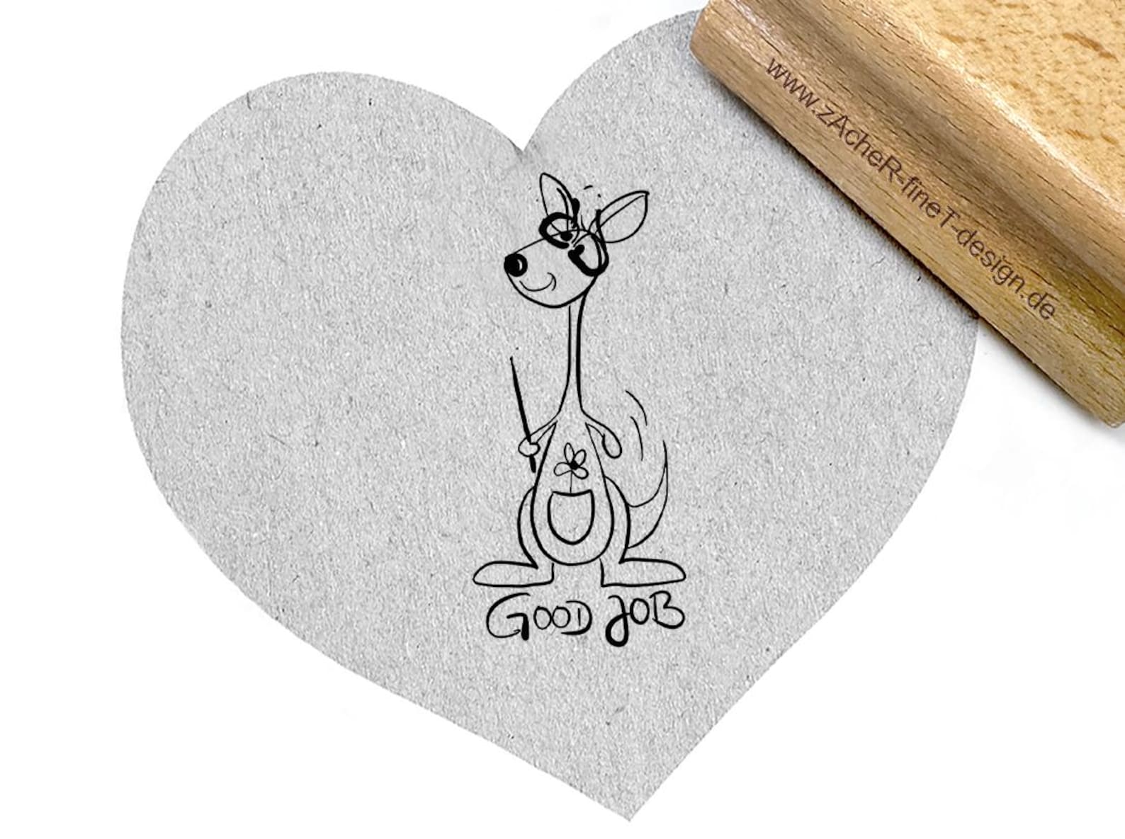 KANGAROO GOOD JOB Stamp - Motif, Teacher Stamp, School Stamp ...