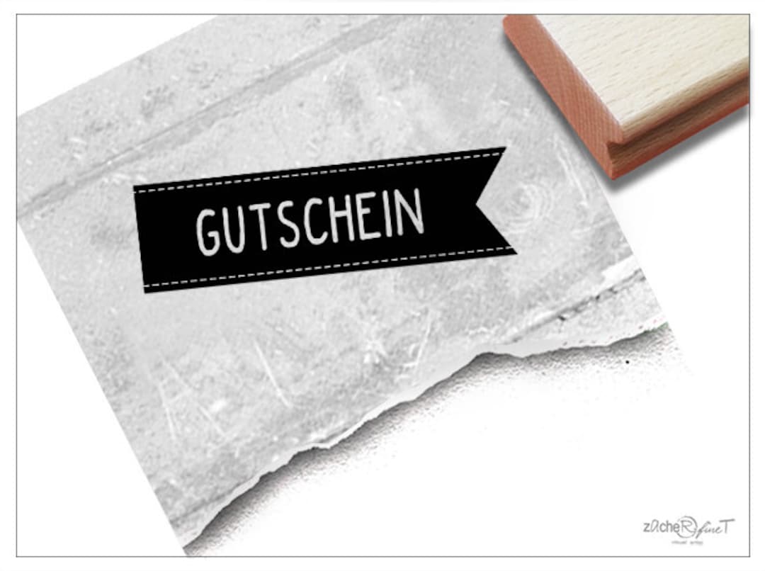 Stamp Voucher as Banner - Text Stamp for Individual Cards and Letters ...