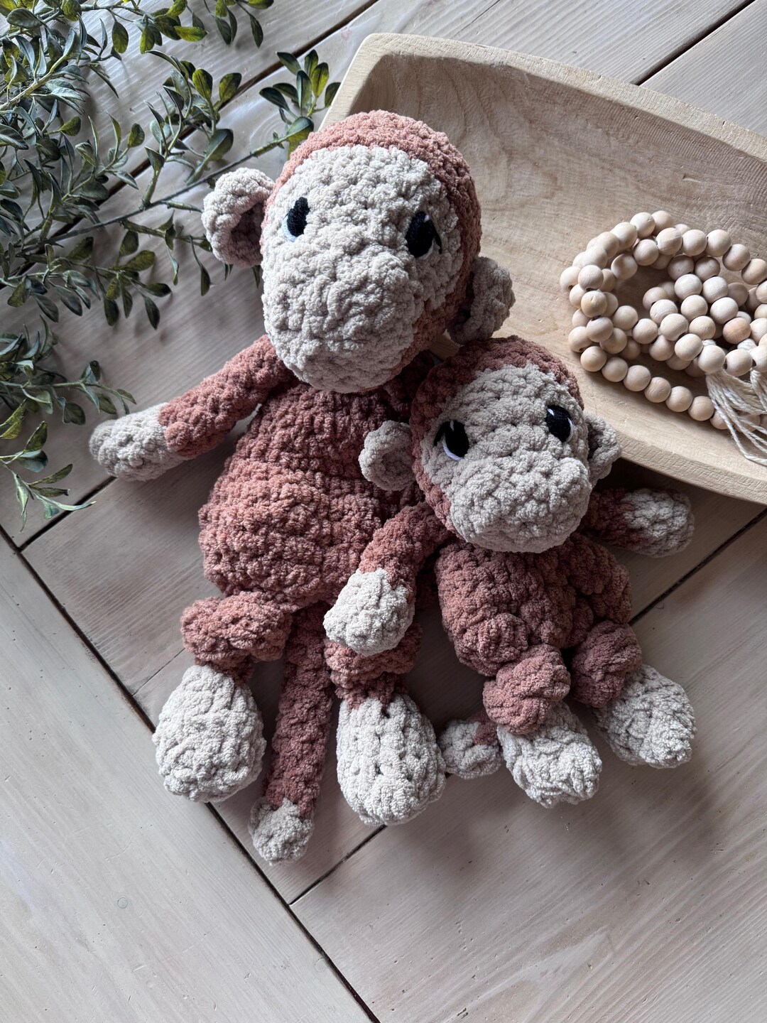 Crochet Monkey | Crochet Mini Monkey | Crochet Animals | Crochet Lovey ...