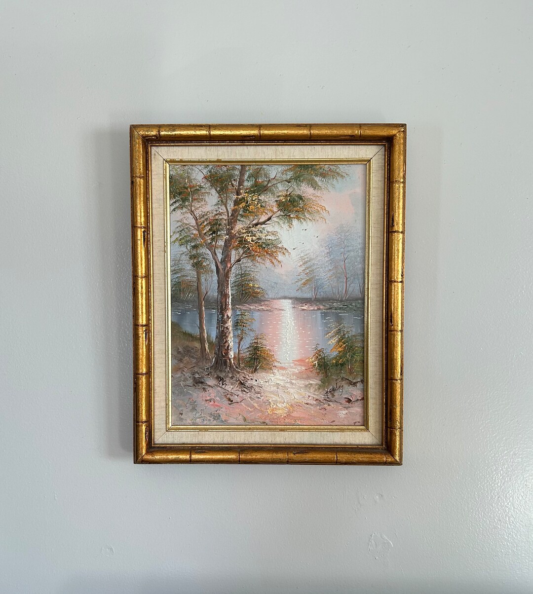 H. Gailey Impressionistic Oil Painting - Etsy