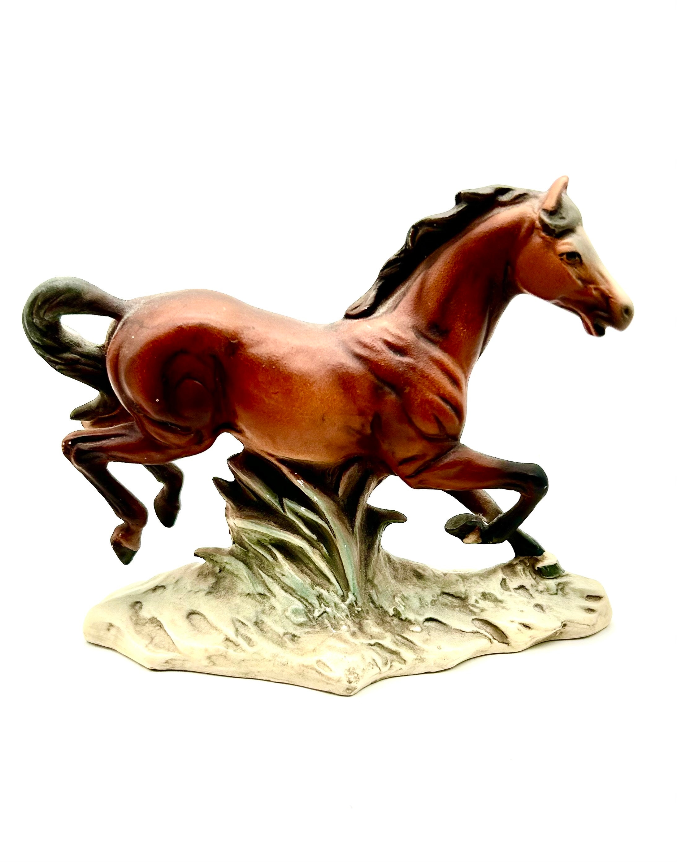 Vintage UCTCI Japanese Ceramic Morgan Horse Figurine - Etsy