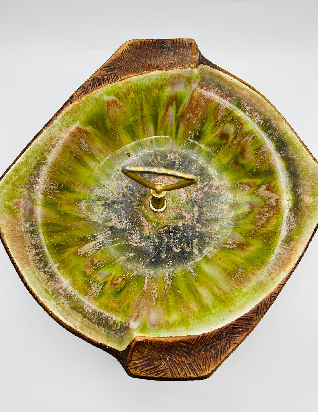 Vintage California Original Pottery Serving Dish - Etsy