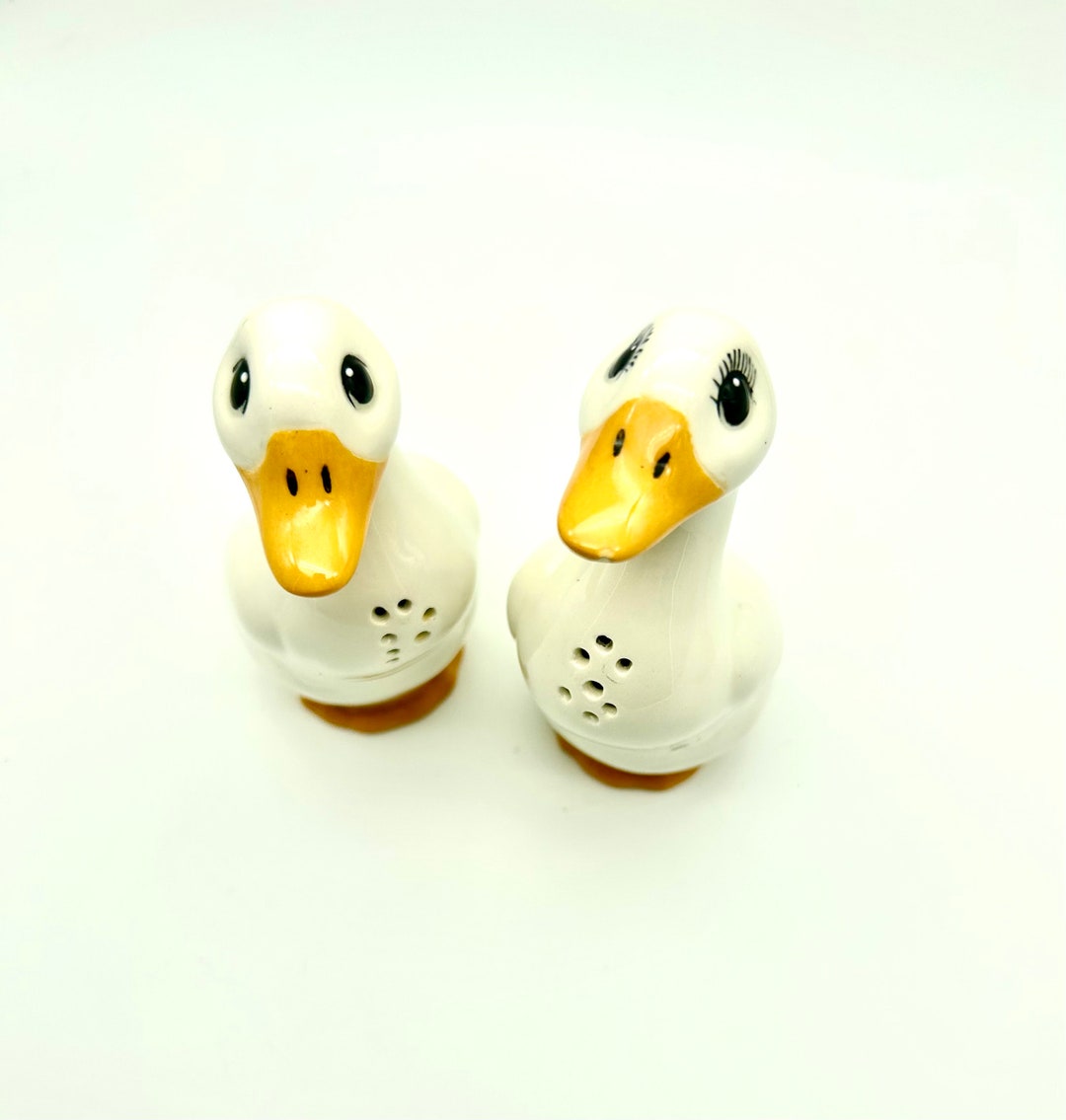 Vintage Pair of Geese Salt and Pepper Shakers, Vintage Geese, Goose ...