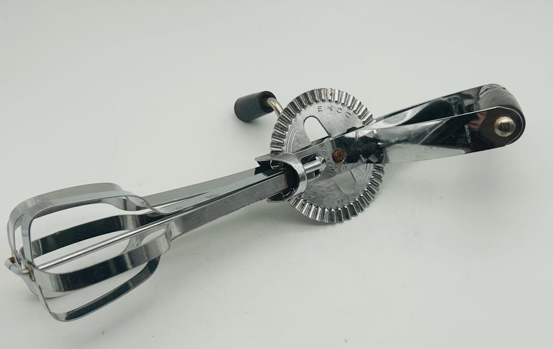 ECKO Best USA Mid Century MCM Hand Held Mixer Egg Beater Whisk Blender ...