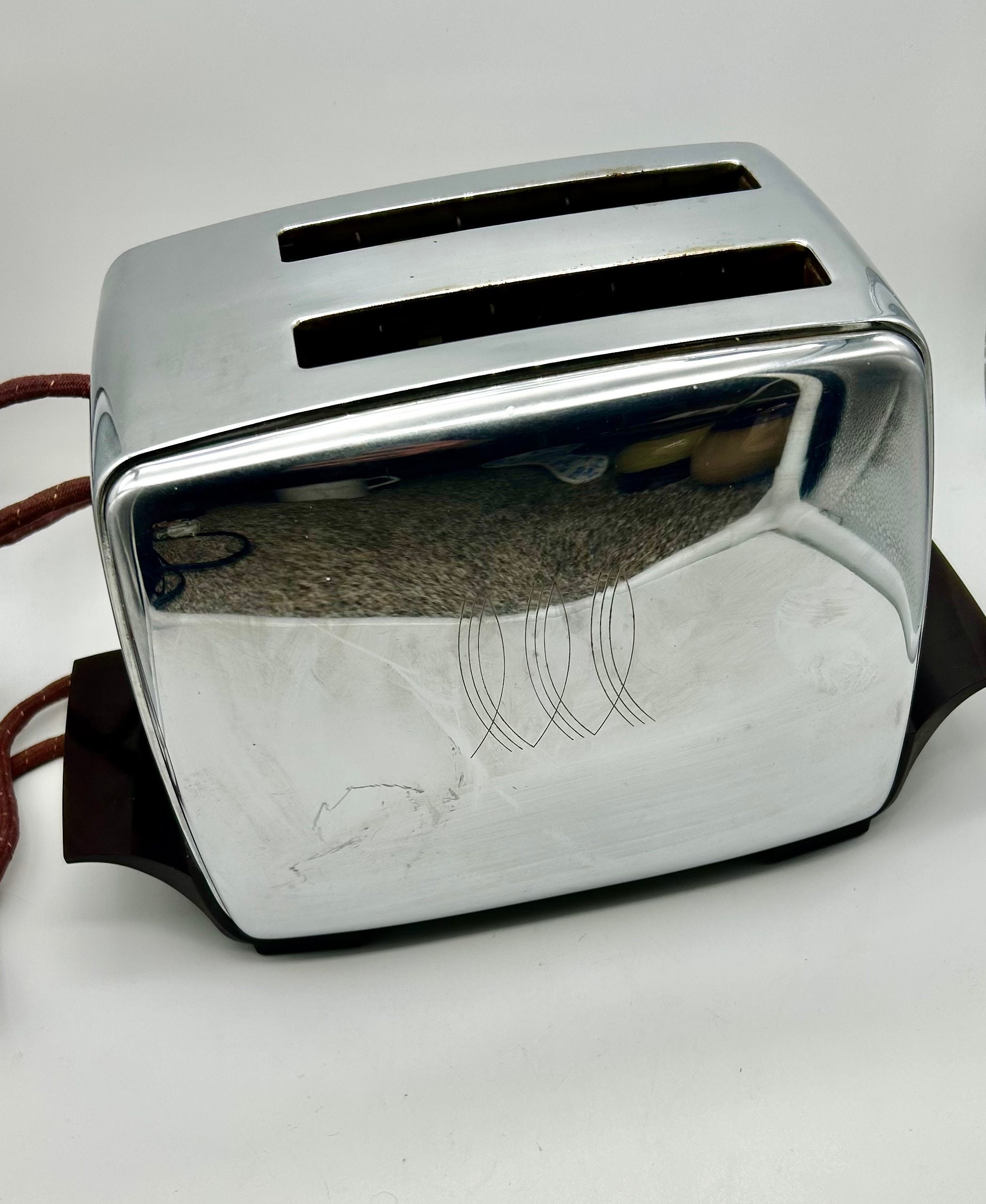 1950's Chrome Toastmaster 2 Slice Toaster - Etsy