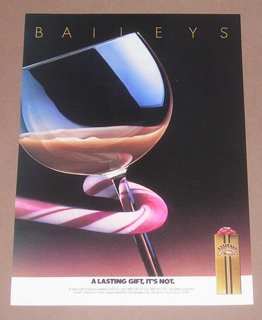 Baileys Irish Cream Liqueur L0t of 3 Vintage 1980s Magazine - Etsy