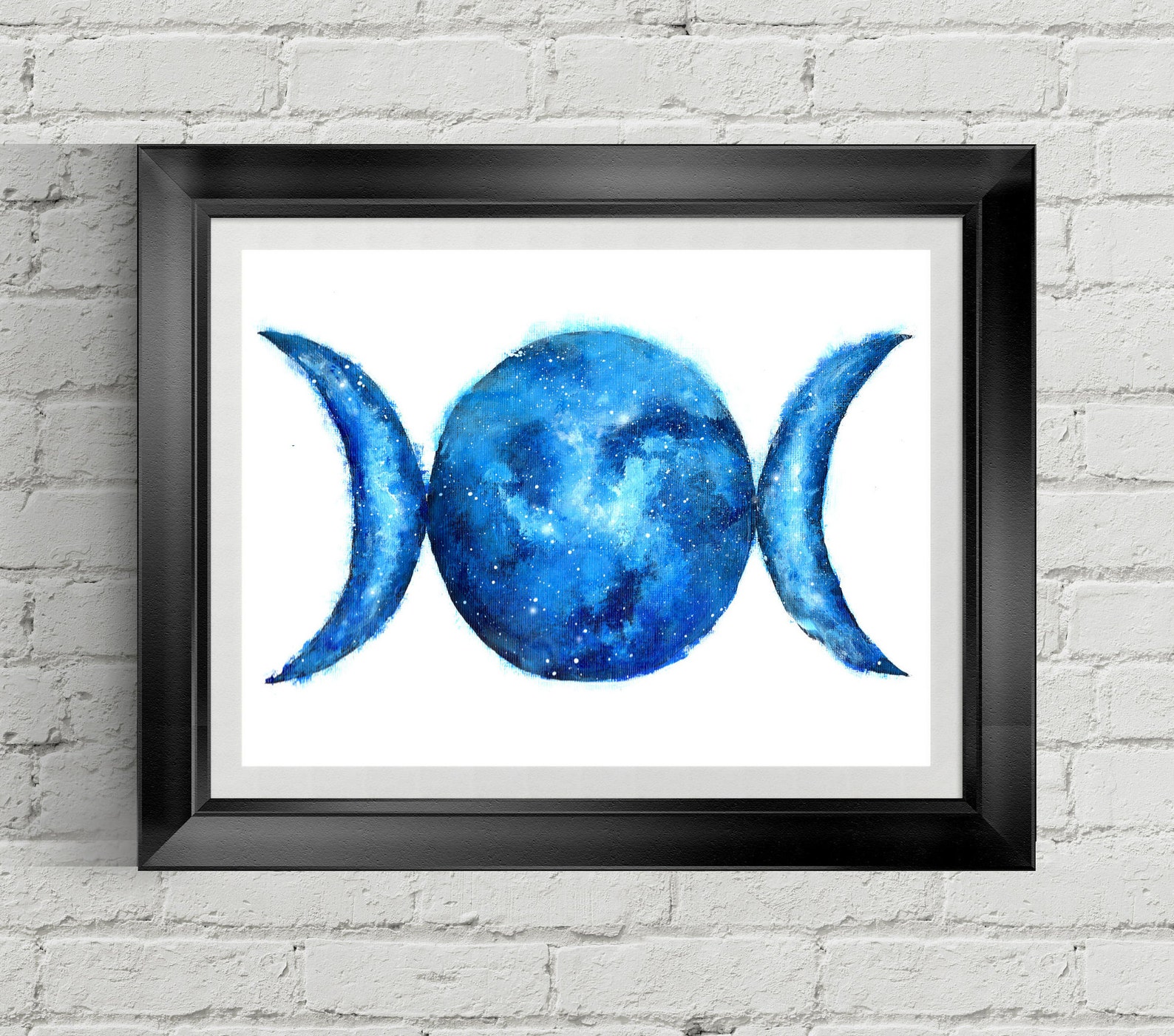 Lunar Phases Print | Moon Phase Print | Moon Phases Print | Triple Moon ...