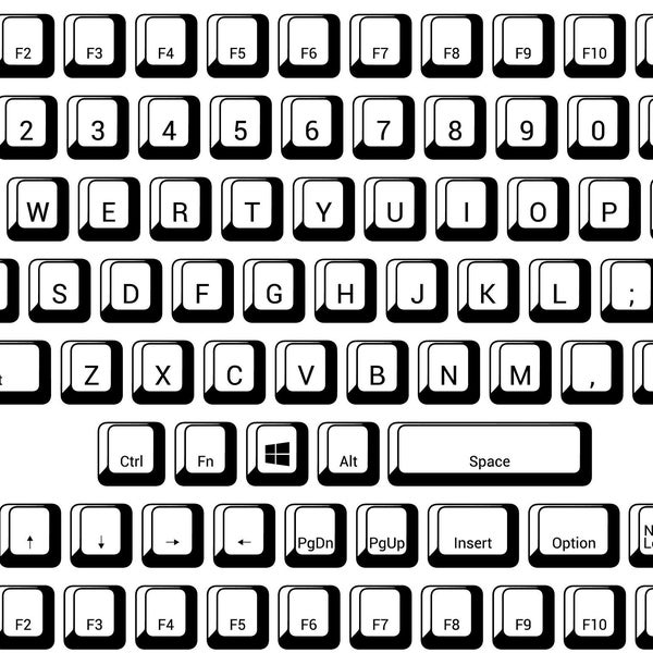 Keyboard Decals - Etsy
