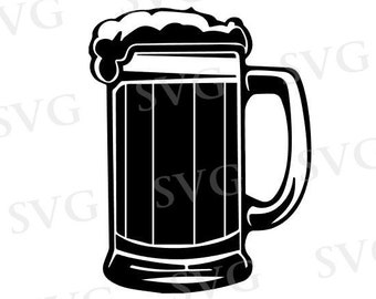 Beer mug stencil | Etsy