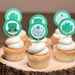 St. Patrick's Day Cupcake Toppers / Clover Cupcake Toppers / St ...