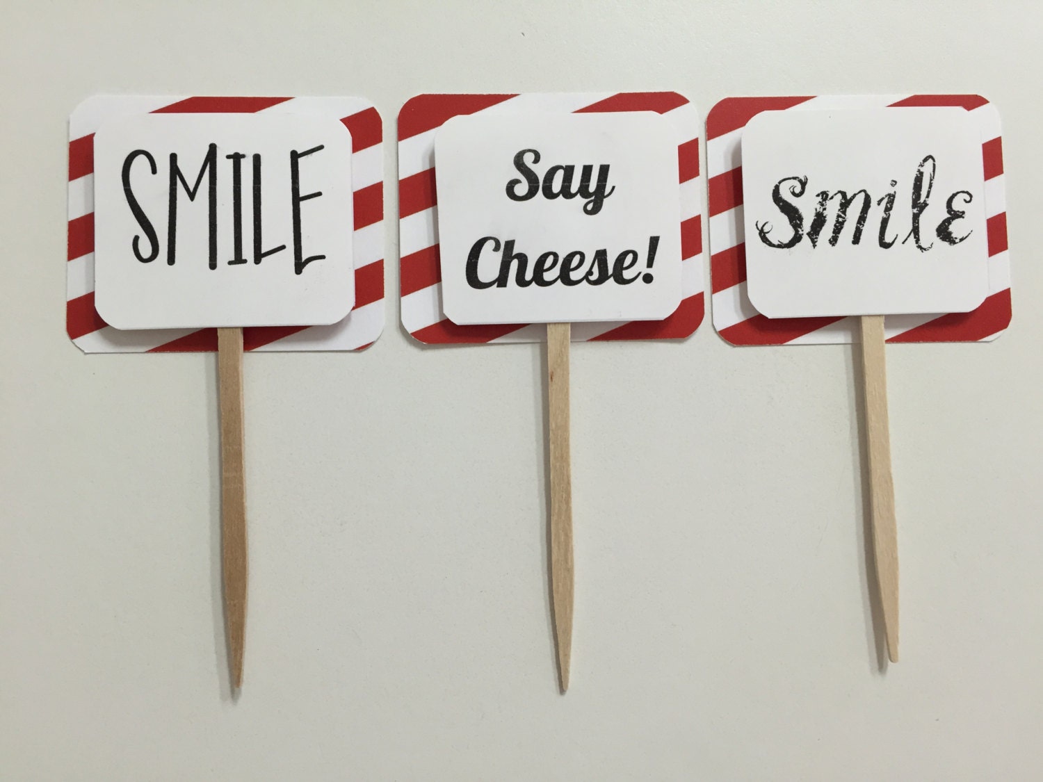 Camera Cupcake Toppers / Camera Cake Toppers / Smile Cupcake Toppers ...