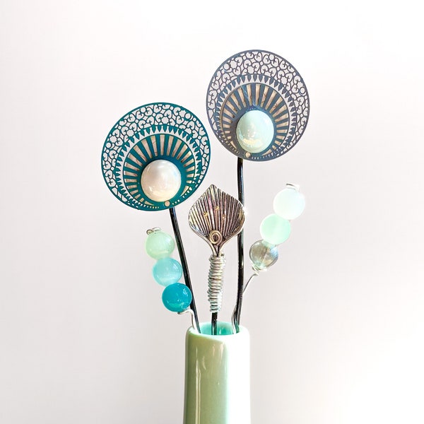 Teal Calla Lily Bouquet - Etsy