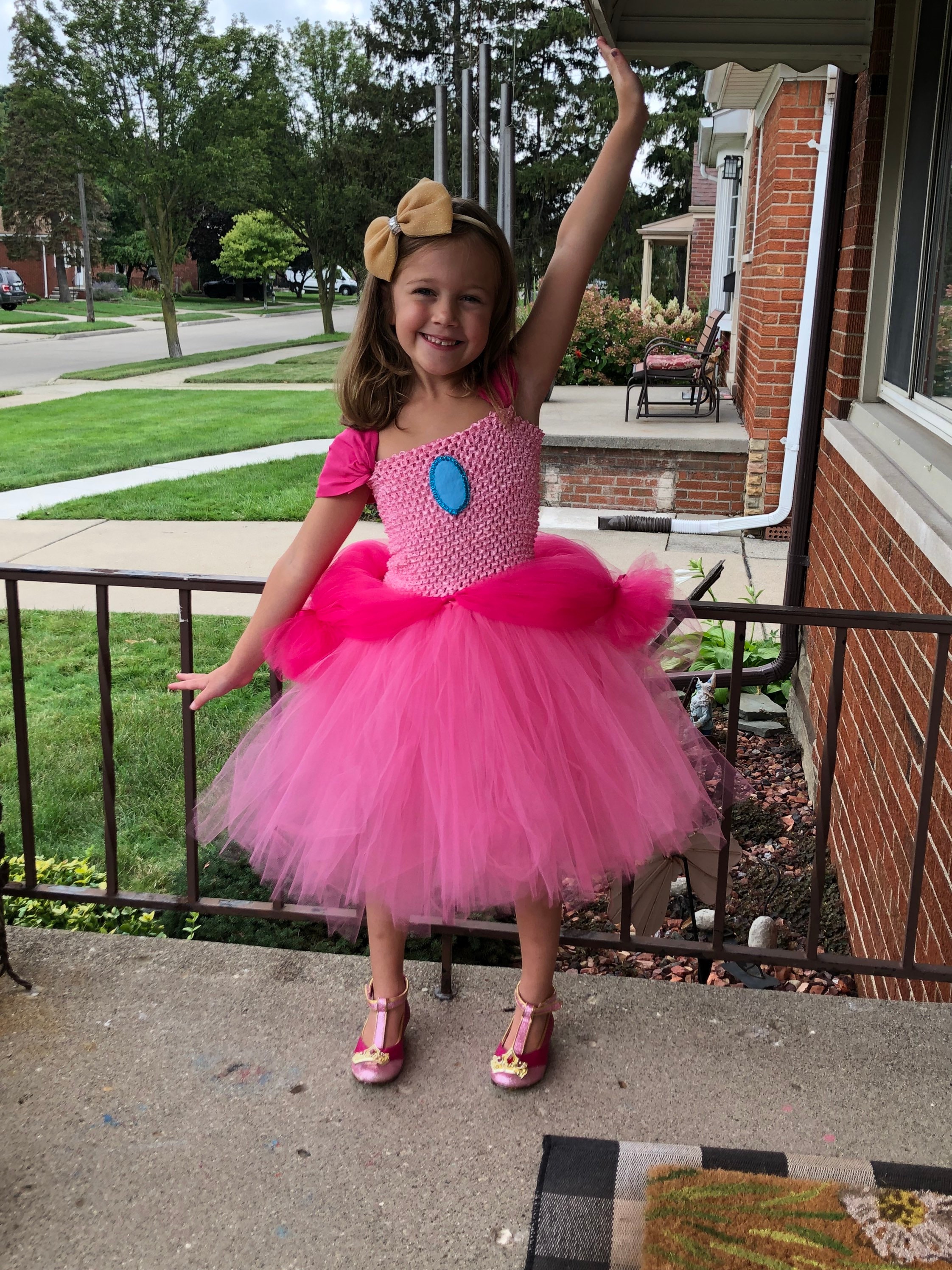 Princess Peach Tutu Costume