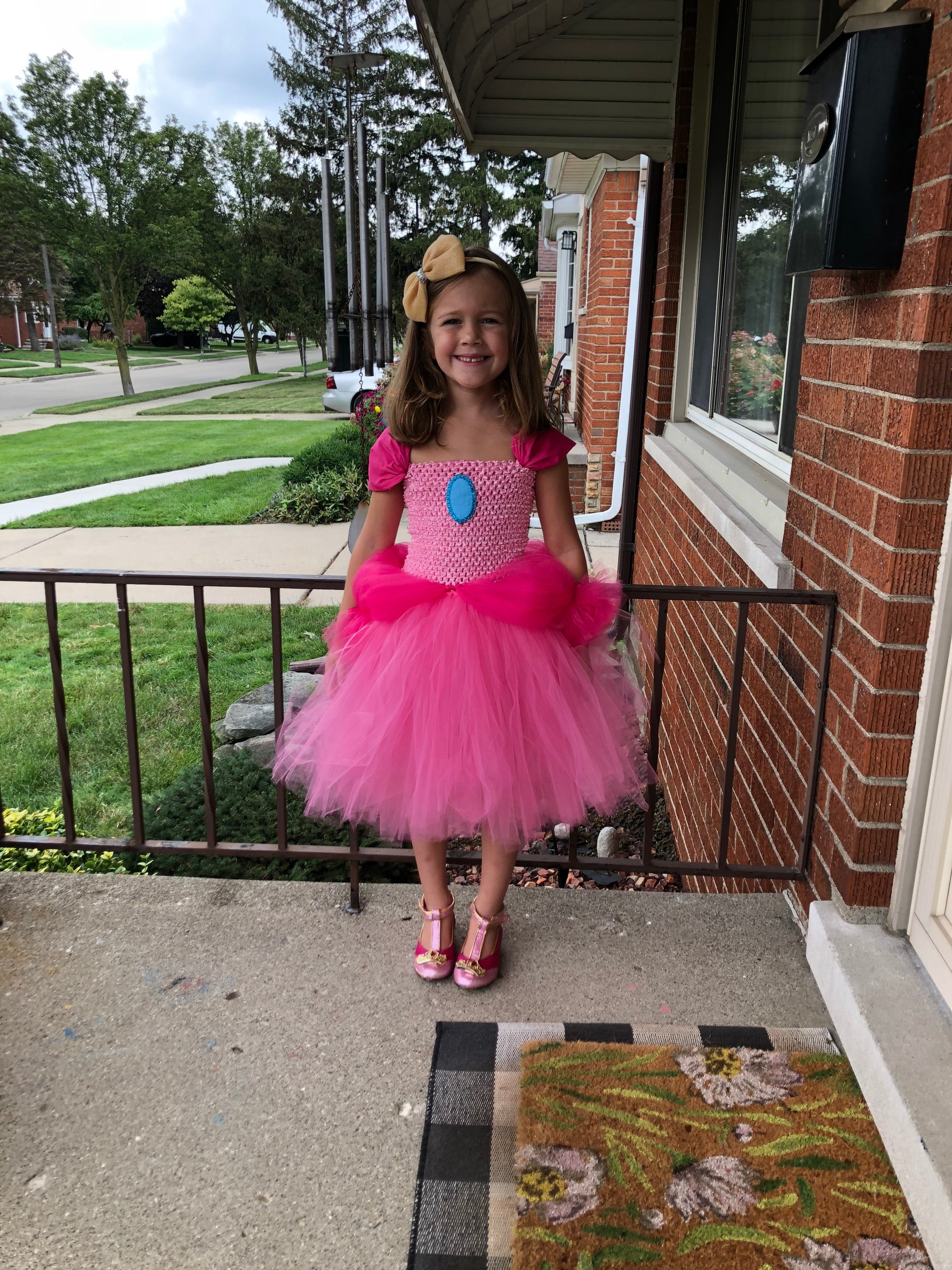Princess Peach Costume Mario Brothers