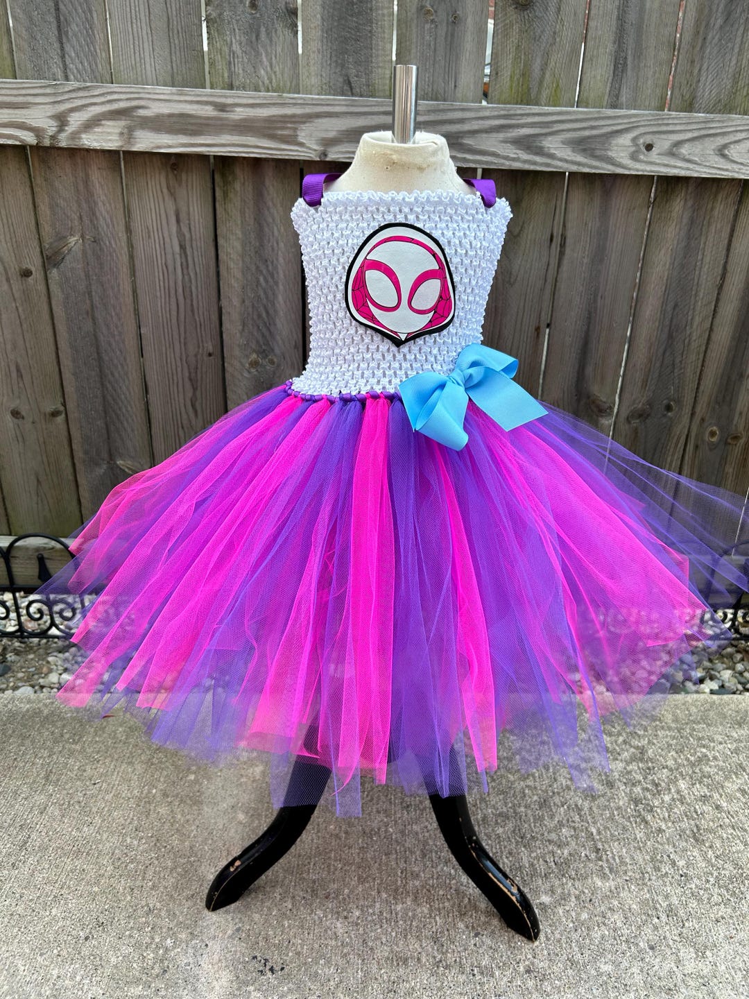 Ghost Spider Costume, Spidey and Friends, Ghost Spider Tutu - Etsy