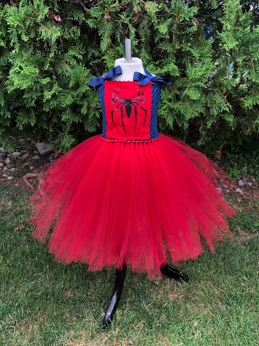Spiderman Tutu Costume Dress: Girls Superhero Halloween Outfit - Etsy