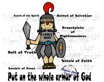 Nino Spanish Armadura De Dios Armor of God Actividades - Etsy