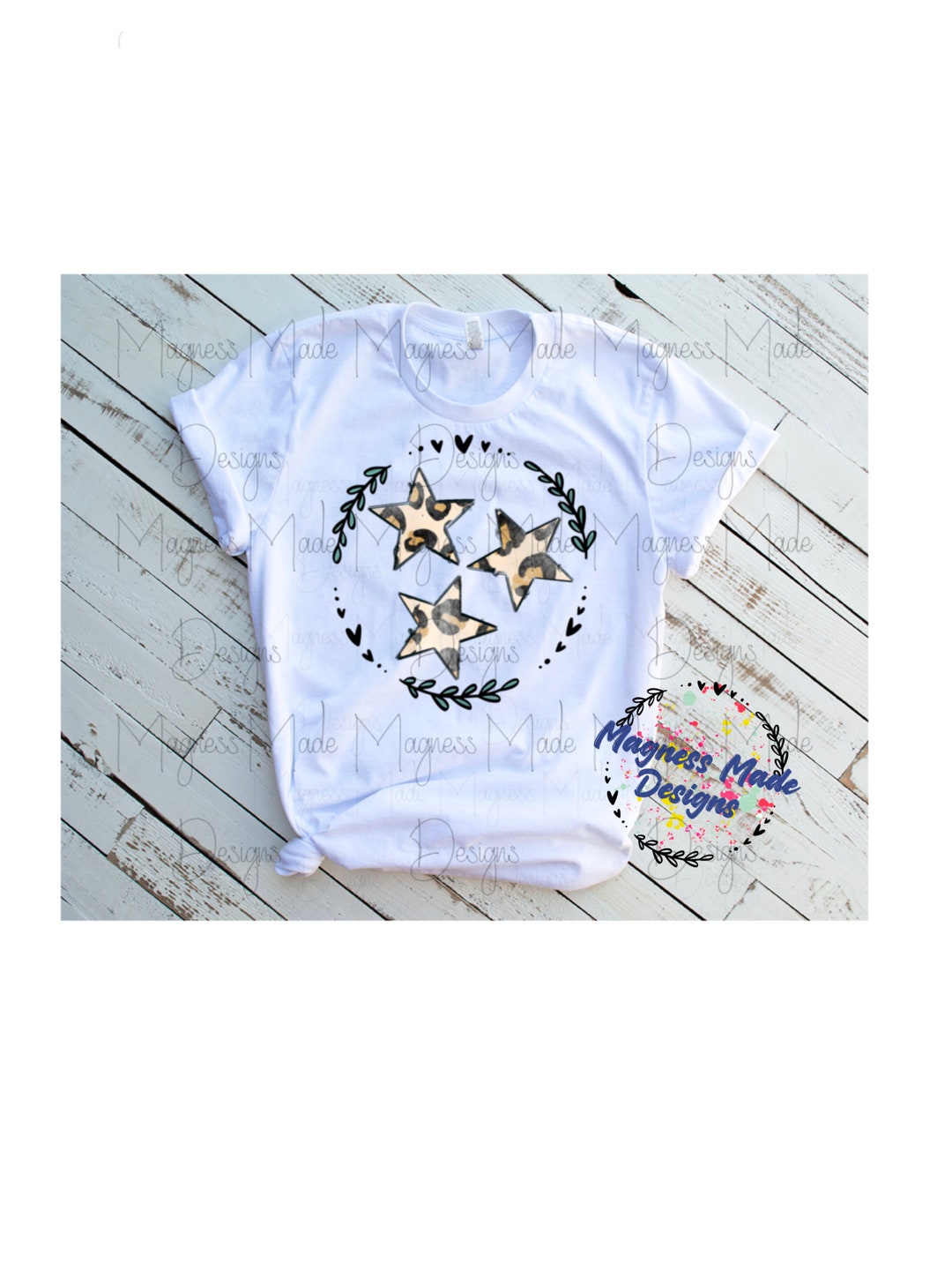 Tn Leopard Tri Star Png - Etsy