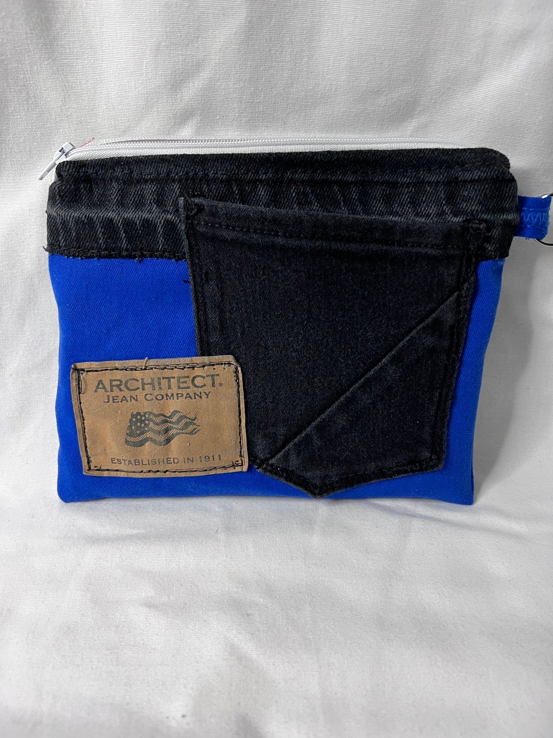 Blue Zipper Pouch, Small Pouch, Zipper Pouch - Etsy