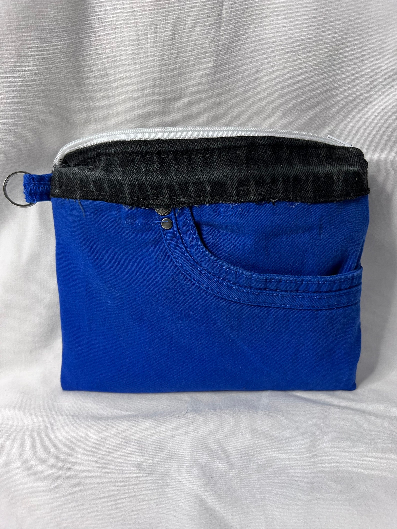 Blue Zipper Pouch, Small Pouch, Zipper Pouch - Etsy