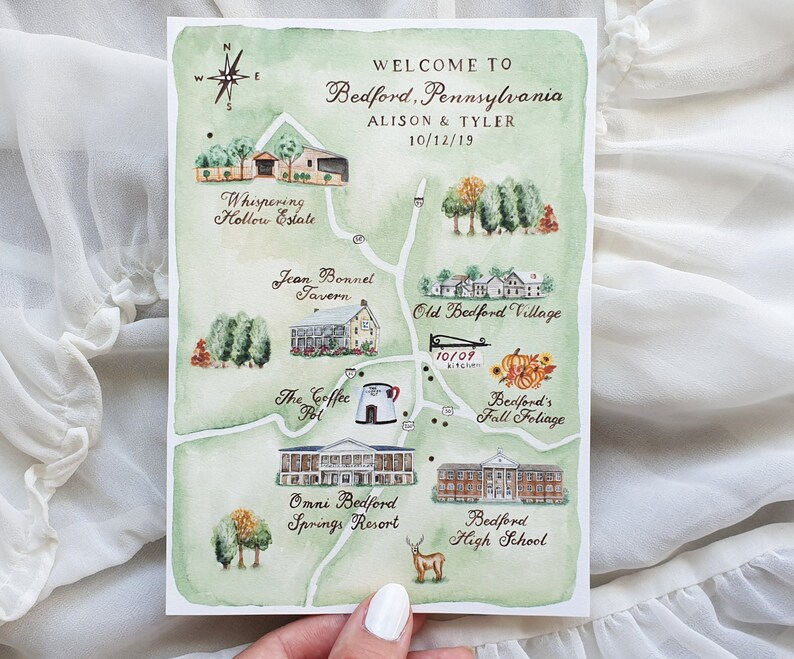 Customized Spring Lake Map Digital Only - Etsy