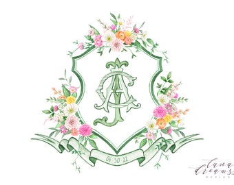 Custom Wedding Crest - Etsy