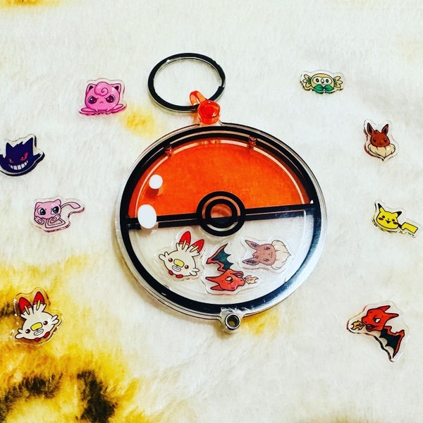 Pokeball Charm - Etsy