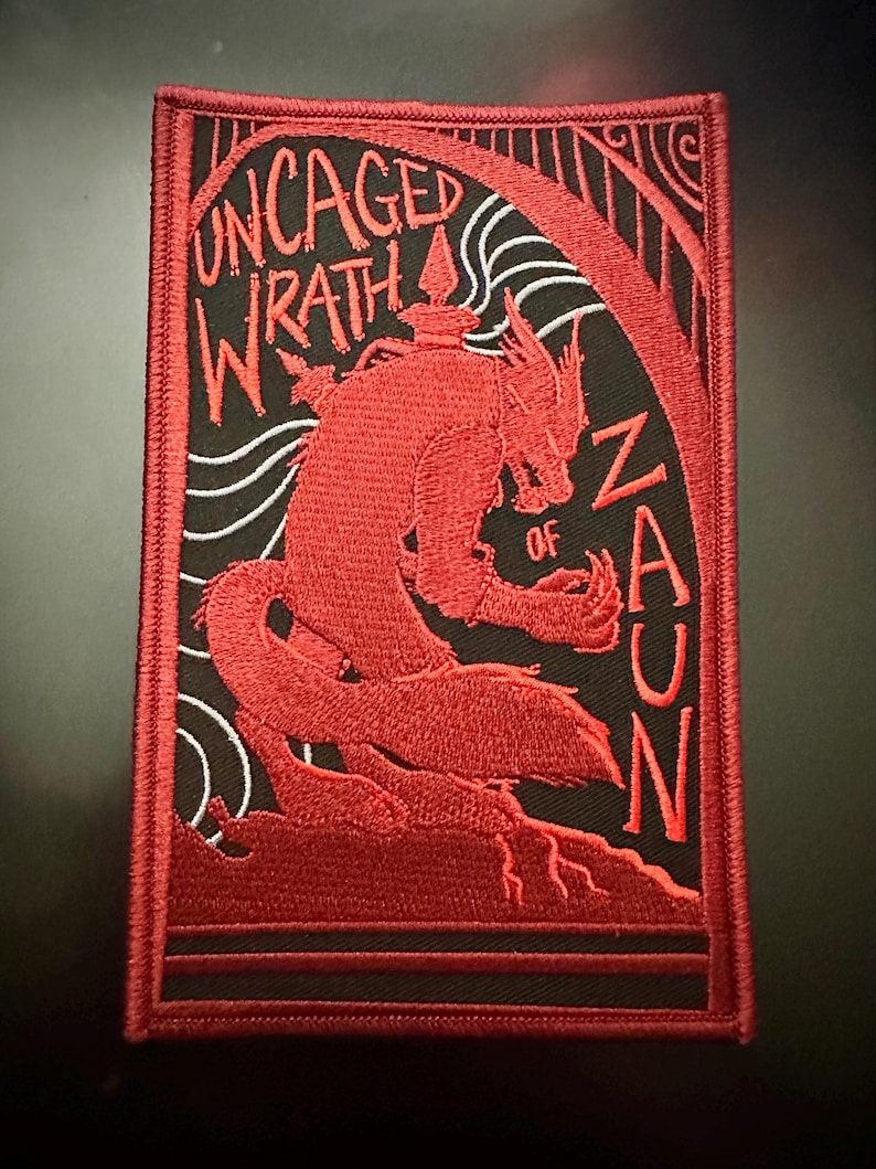 Arcane Vander Warwick Silco + Jinx Embroidered Patches - Etsy