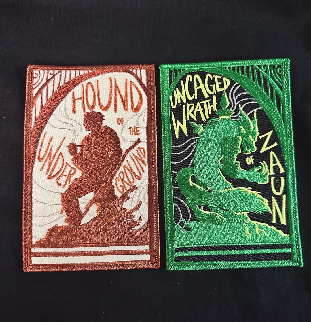 Arcane Vander Warwick Silco Jinx Embroidered Patches - Etsy