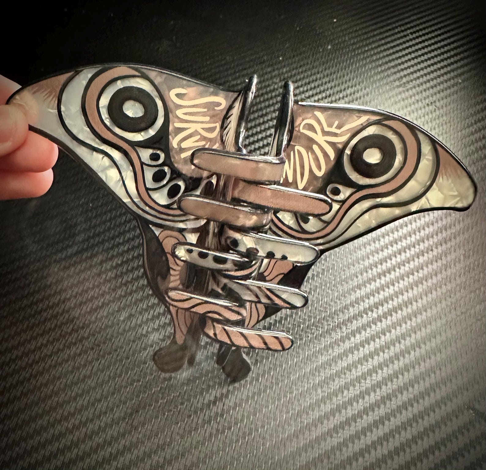 Endure and Survive Ellie’s Moth Claw Clip - Etsy