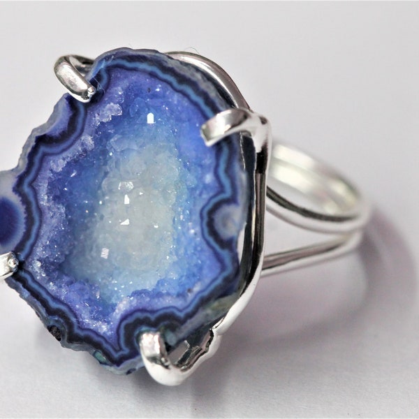 Geode Ring - Etsy