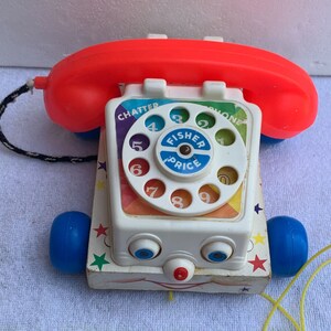 Vintage Fisher Price Chatter Phone Toy 1967 - 1984, Old School Toys ...