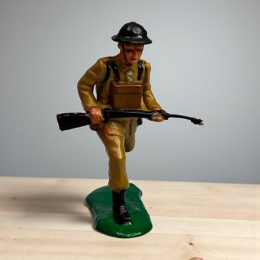 Marx Warriors of the World Eugene Black WWII British Soldier Toy 1960s ...