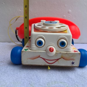 Vintage Fisher Price Chatter Phone Toy 1967 - 1984, Old School Toys ...