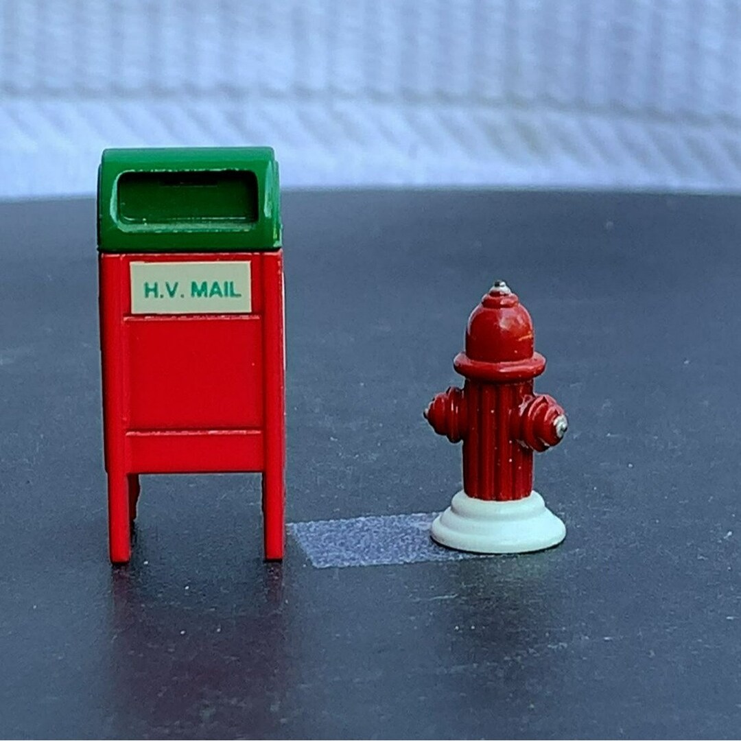 Dept 56 Mailbox & Fire Hydrant Christmas in the City Village Accessory ...