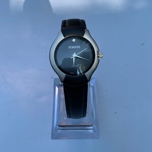 Rumours Ladies Fashion Watch, Black Dial, Simulated Diamond Accent, New ...