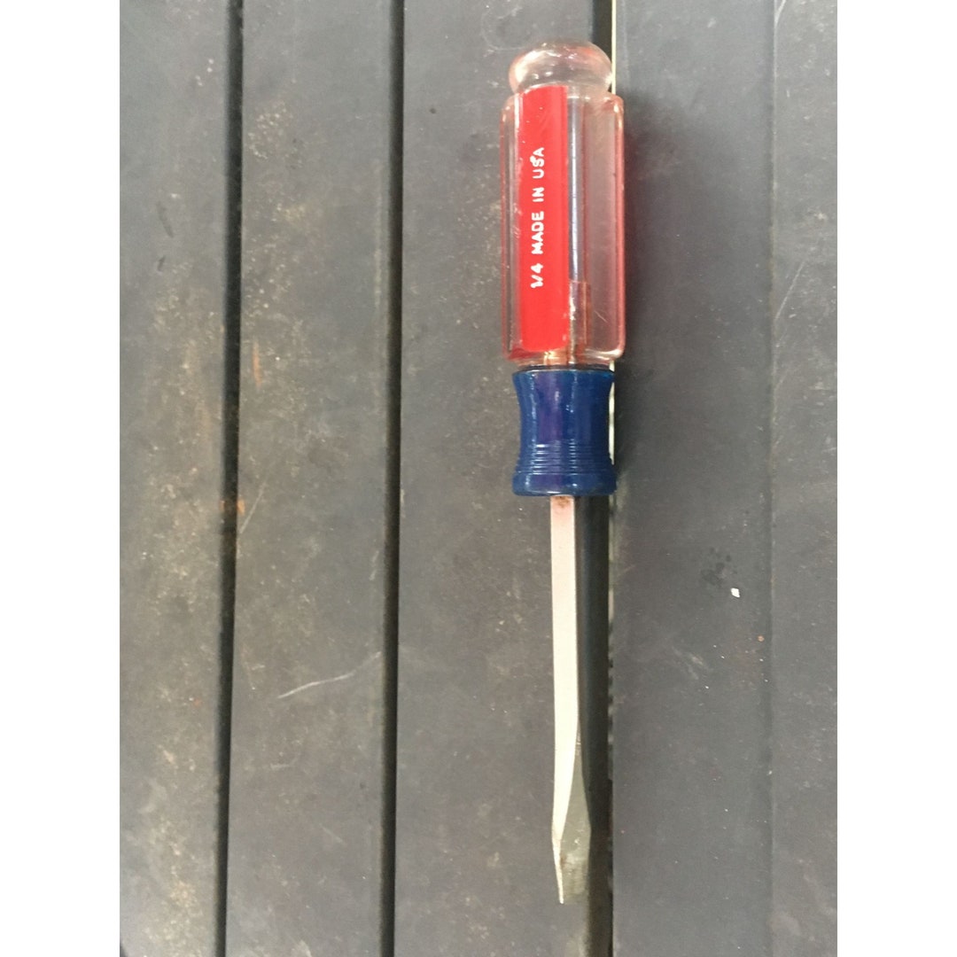 Craftsman Vintage Slotted Flat Tip Screwdriver, 41583 P WF, Made in USA ...