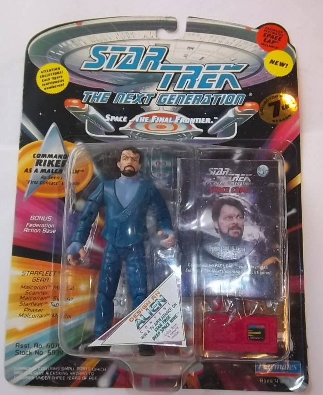 Vintage Commander Riker as the Malcorian Star Trek the Next - Etsy
