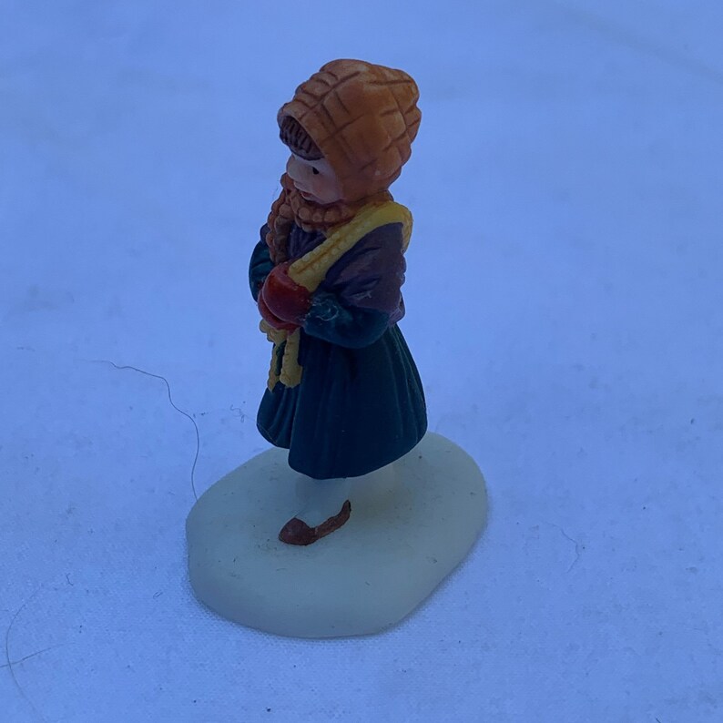 Dept 56 Bringing Home the Yule Log - Girl Walking Loose Figurine - 1991 ...