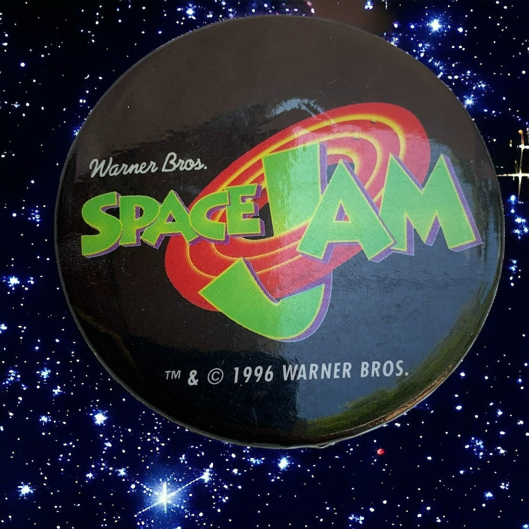 Warner Brothers Space Jam Movie Promo Button From 1996 - Etsy